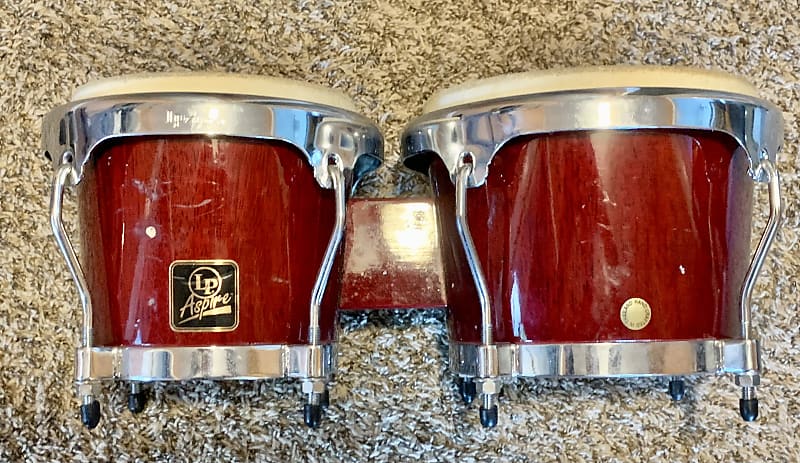 LP Aspire Bongos - Red | Reverb