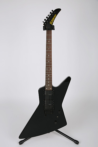 Kramer Imperial EX Shape Electric Guitar Black FR Floyd | Reverb