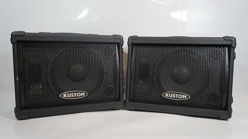 Kustom KPC10M 10" Monitor Speaker Cabinet pair | Reverb