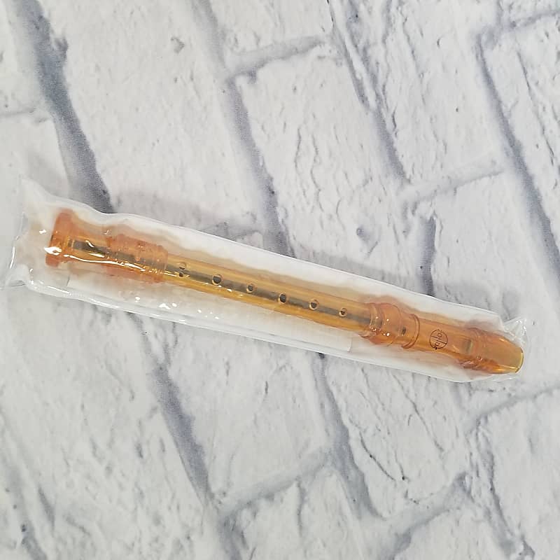 Zonda Soprano Recorder Orange Clear | Reverb