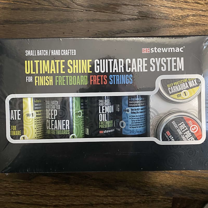 StewMac Ultimate Shine Guitar Care System Cleaner | Reverb