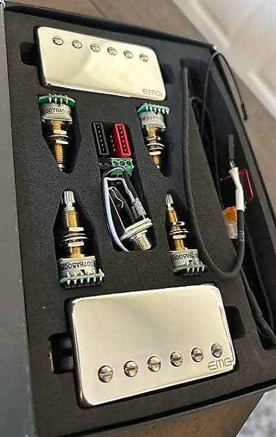 EMG Revelation Pickups - Chrome | Reverb