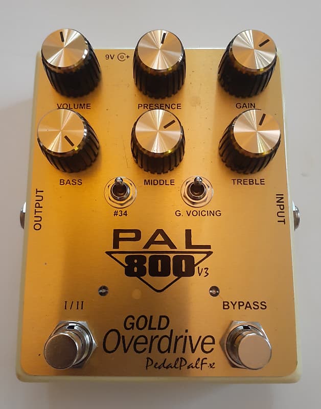 Pedalpalfx Pal800 Gold Overdrive Creamback | Reverb
