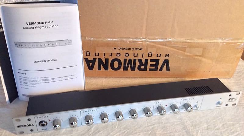 Vermona RM-1 Analog Ring Modulator 2003 Silver/Metal with | Reverb