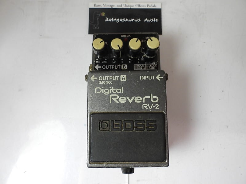 Vintage Boss RV-2 Digital Reverb Effects Pedal Free USA | Reverb