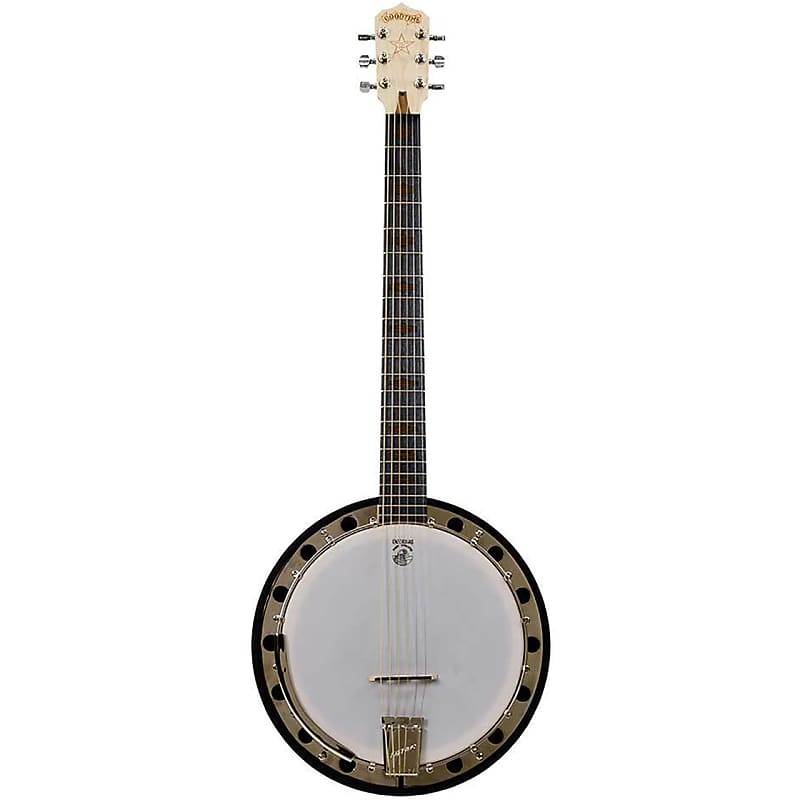 New Deering Goodtime Six-R Steel 6-String Banjo with | Reverb