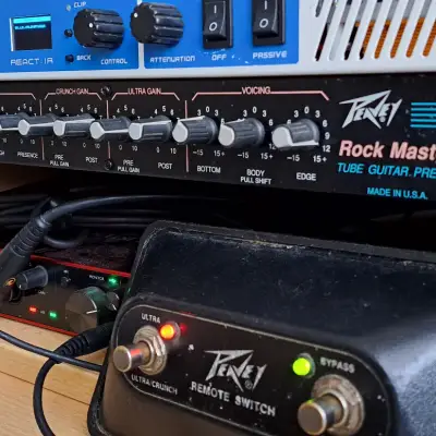 Peavey Rockmaster guitar tube preamp 1997 Black | Reverb France