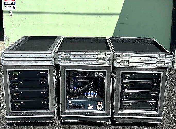 D&B Audiotechnik D12 Power Amp Rack Package Loaded W/4 D12, | Reverb