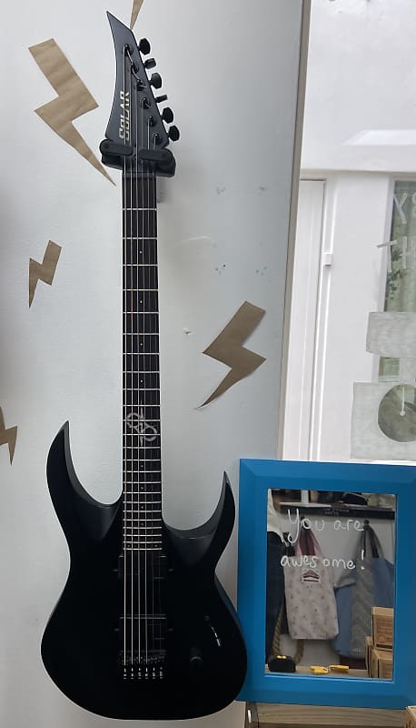 Solar Guitars A1.6 ATG 2020s - Matt Carbon Black | Reverb