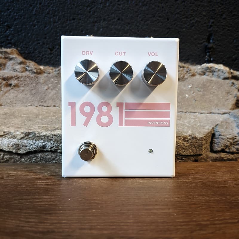 1981 Inventions DRV White & Pink | Reverb