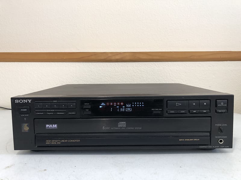 Sony CDP-C215 CD Changer 5 Compact Disc Player HiFi Stereo | Reverb