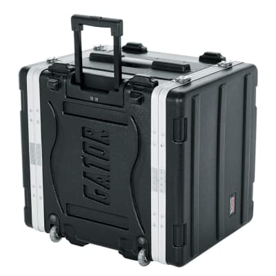 Gator GRR-8L 8U Rolling Rack Case Bundle with Gator GRW-DRW2 | Reverb