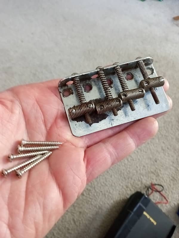 1962 Fender Bridge - (Made in Fullerton, CA.. USA) | Reverb