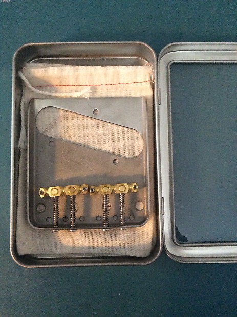 Mastery M3 Telecaster Bridge Brass Saddles | Reverb