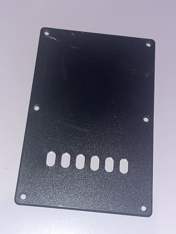 Fender Backplate black textured 1990s | Reverb