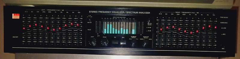 BSR Model EQ-3000 10 Band Stereo Frequency Equalizer Spectrum | Reverb