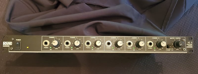 Rane HC6 Six Channel Headphone Amplifier | Reverb