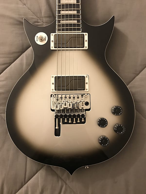 Halo Guitars Altus 7 string Silverburst (Fishman Fluence, | Reverb