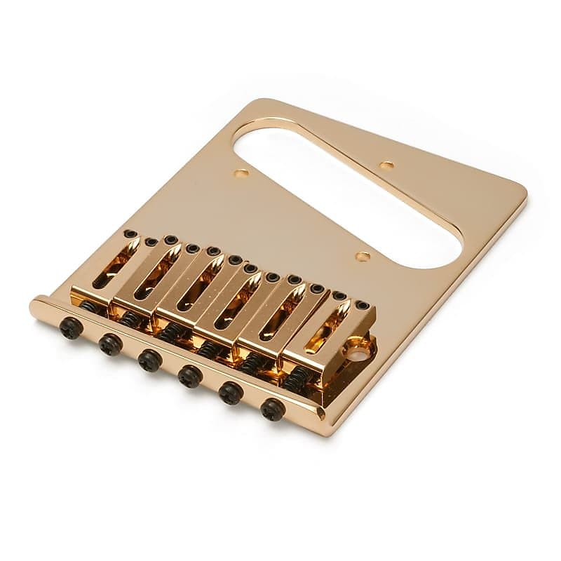 Gotoh Modern Bridge for Tele, Gold | Reverb