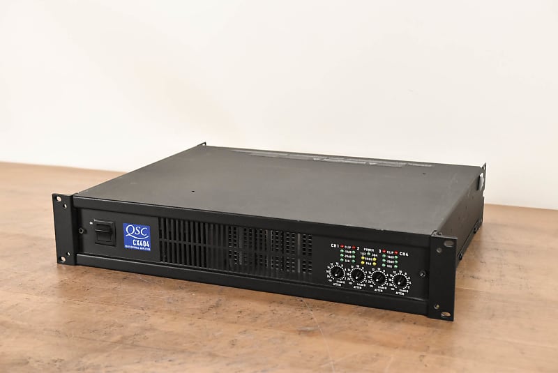 QSC CX404 Four-Channel Power Amplifier (church owned) CG00WR2 | Reverb