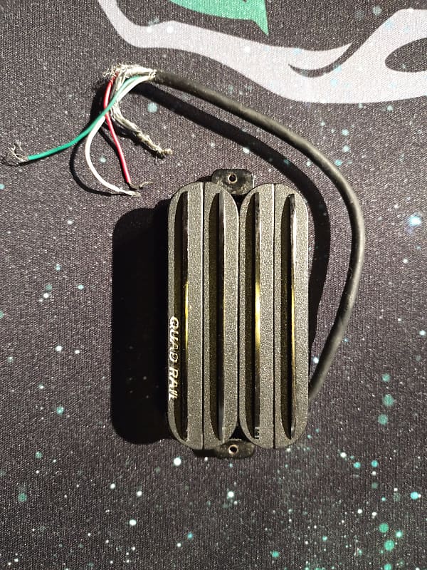 Japanese Kramer Quad Rail Humbucker Pickup Bridge - Black | Reverb