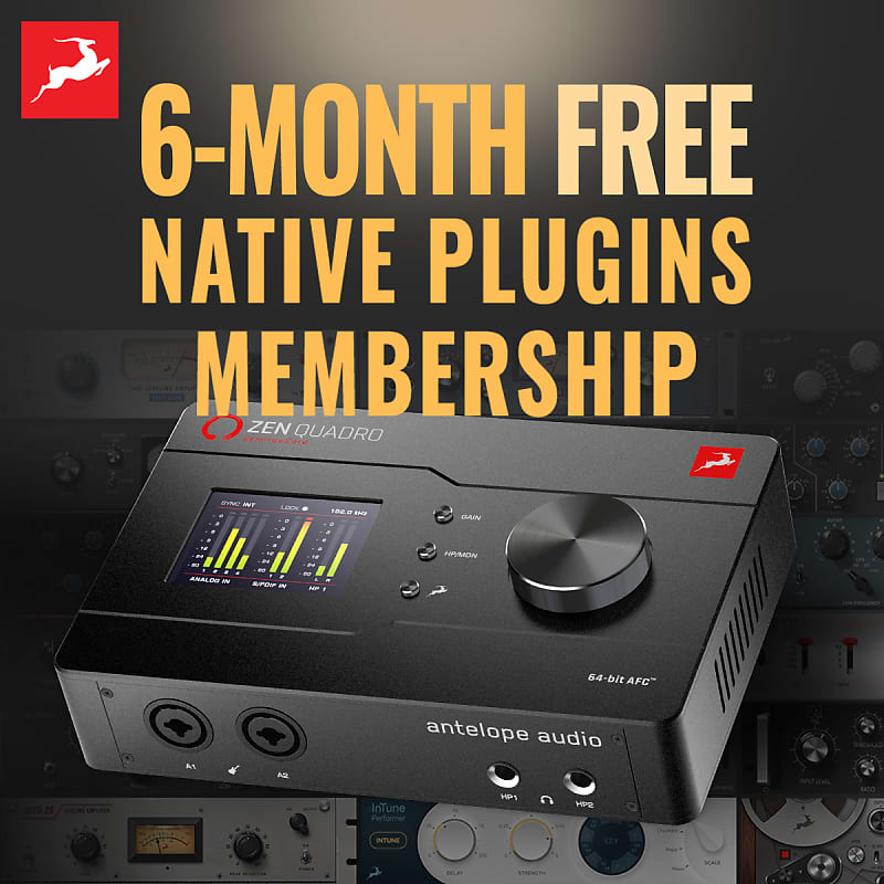 Antelope Audio - Zen Quadro Synergy Core | 14x10 Dual USB-C | Reverb