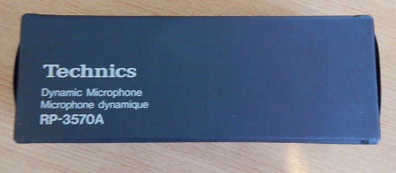 Technics RP-3570A Dynamic Microphone with case and cable | Reverb