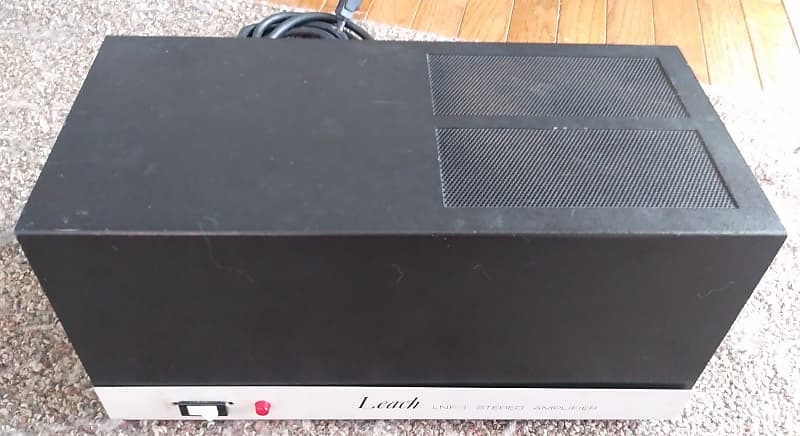 Leach LNF1 Stereo Power Amplifier 100 watts per channel 1977 | Reverb