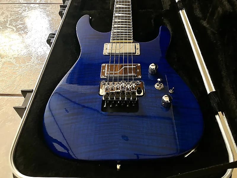 Jackson USA Soloist - Trans blue | Reverb