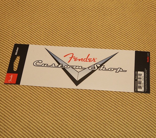 Fender Guitar Bass & Amp Custom Shop Sticker 910-0294-000 | Reverb UK