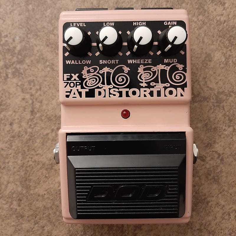 Dod Dod Fx 70p Big Pig Distortion 2000s Pink | Reverb Italia