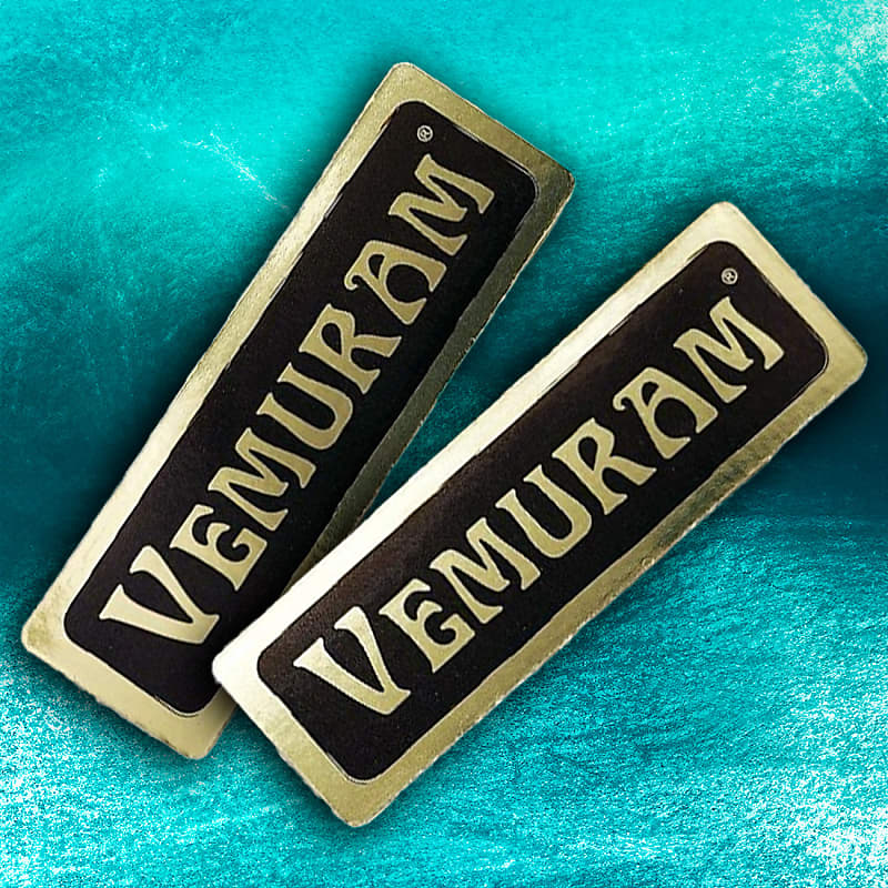 VEMURAM CUSTOM PEDALS STICKER SET (2 PACK) INSANELY RARE | Reverb