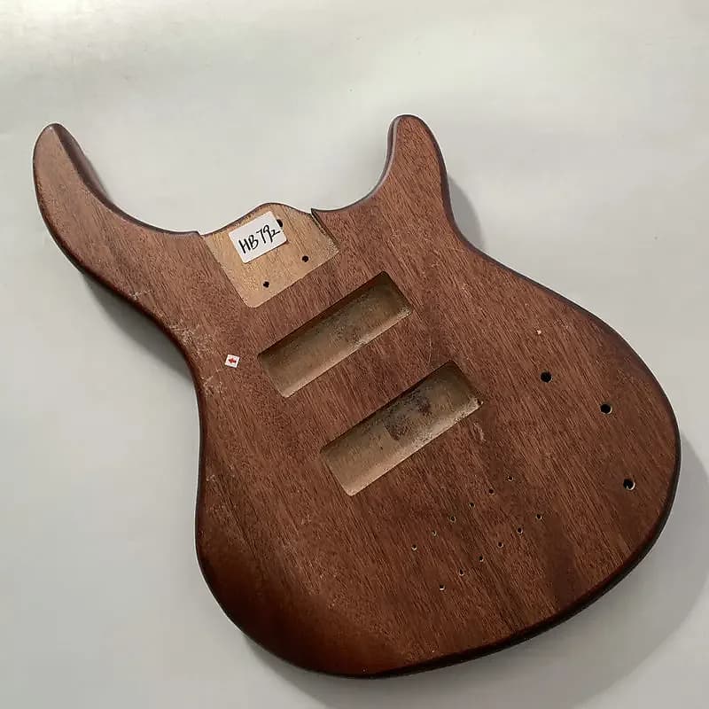 Custom Okoume Wood Bass Guitar Body DIY Project | Reverb