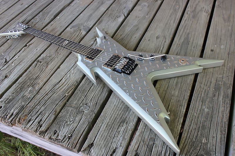 Dean Dime Razorback 10k Special Edition w/ohsc Silver | Reverb
