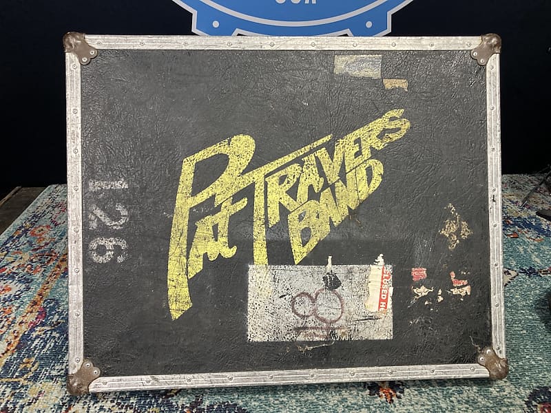 Pat Travers Band Logo, Tour Used Case Panel Wall Hanging | Reverb