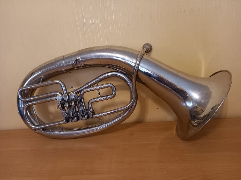 Baritone Wind Brass Musical Instrument USSR Soviet Horn | Reverb