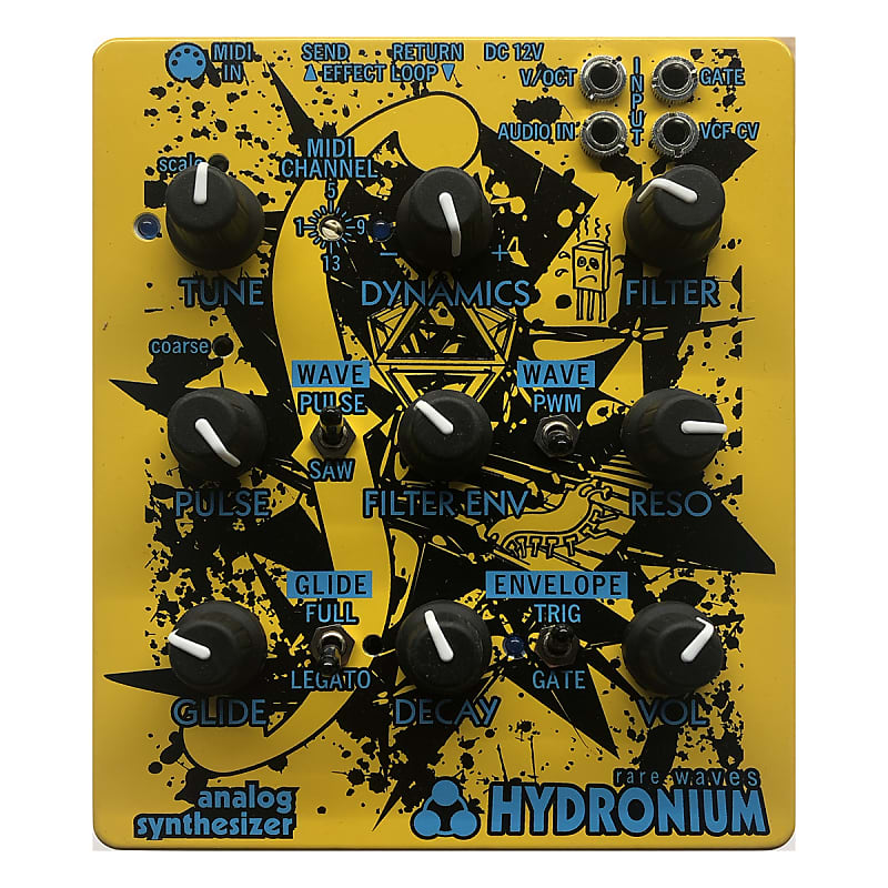 Rare Waves Hydronium Desktop Synth (303) - Hydride Yellow | Reverb