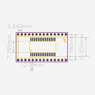 CALIFORNIA WUB Spin FV1 FV-1 SMT SMD IC to Through Hole | Reverb