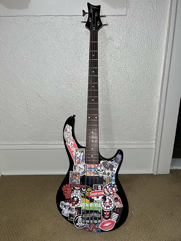 Dean Edge 2000’s Gloss Black w/ Misc. Stickers | Reverb