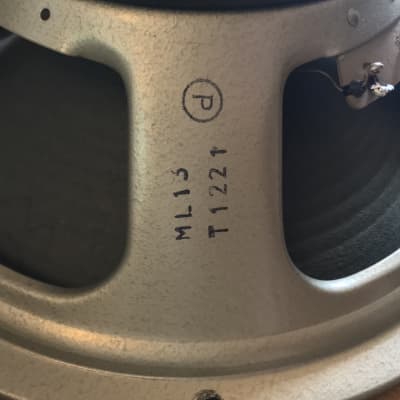 2x12 Pair of Marshall JMP Celestion T1221 g12m black back | Reverb