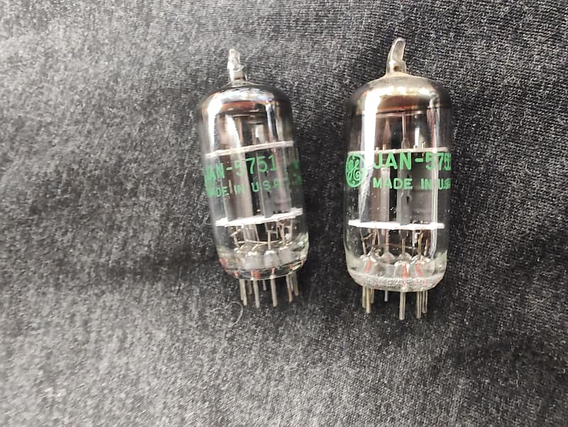 GE JAN 5751 ECC83 tubes valves | Reverb