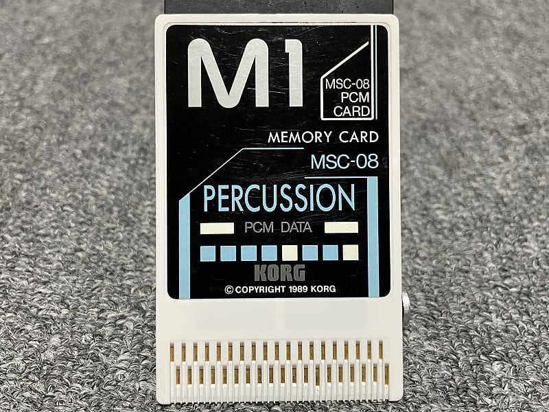 Korg MSC-08 Percussion for M1 PCM Card | Reverb