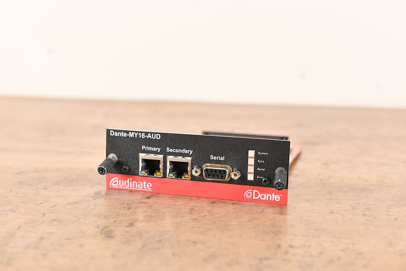 Audinate Dante-MY16-AUD Dante Network Card (church owned) | Reverb