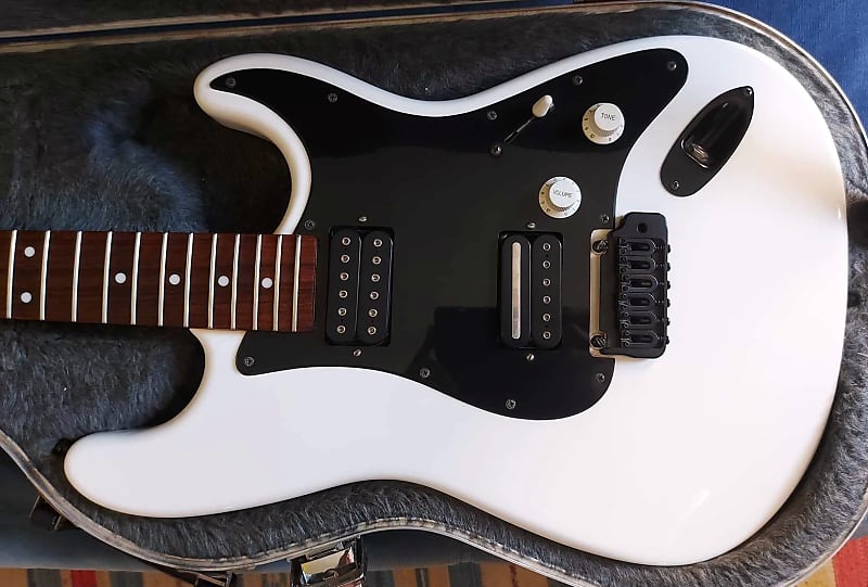 Custom made Stratocaster in Olympic White | Reverb