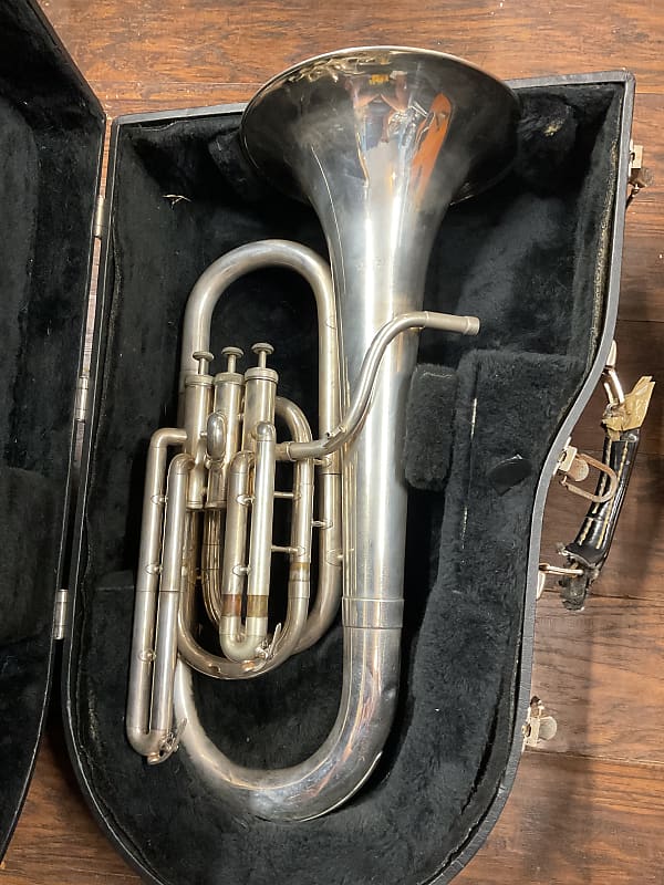 Schafer Baritone - Silver Plated w/ Hard Case | Reverb