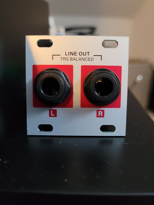 Intellijel Stereo Line Out Jacks 1U Unbenutzt Silver | Reverb