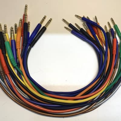 (20) Bantam / TT to 1/4" TRS Patch Cables 16" | Reverb