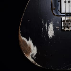 Heavy Relic Fender '72 Telecaster Custom! Black NYC Punk Tele | Reverb