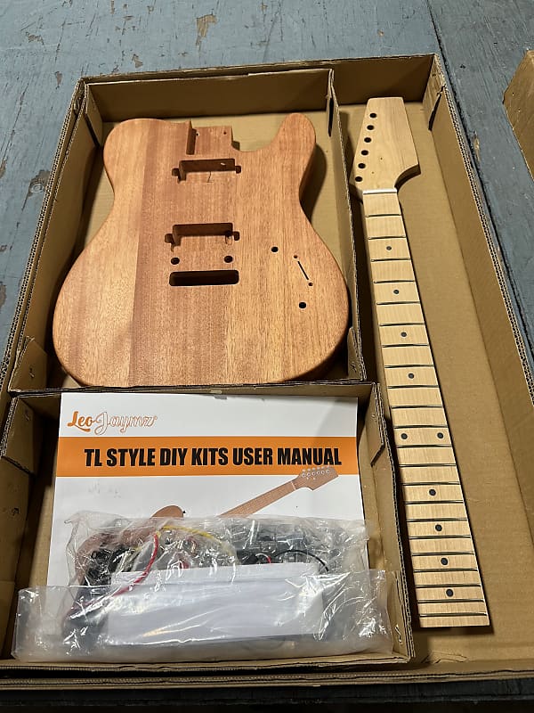Complete Tele Telecaster Vibrato/Humbuckers DIY Guitar Kit | Reverb