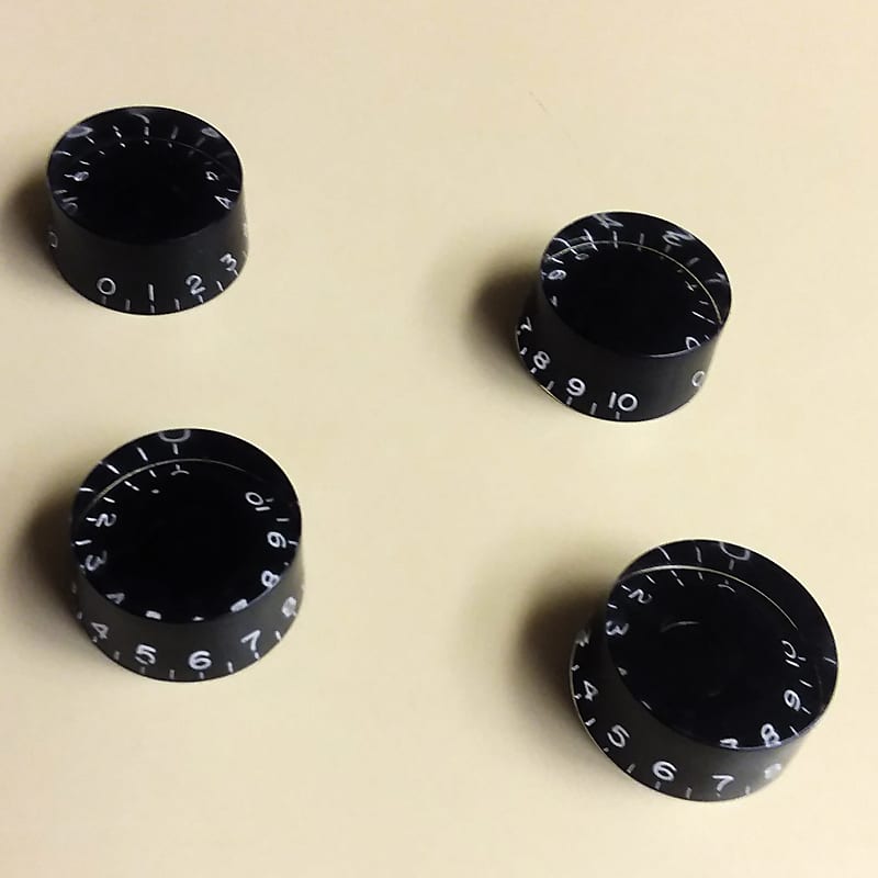 Gibson Accessories Black Speed Knobs Set of 4 | Reverb